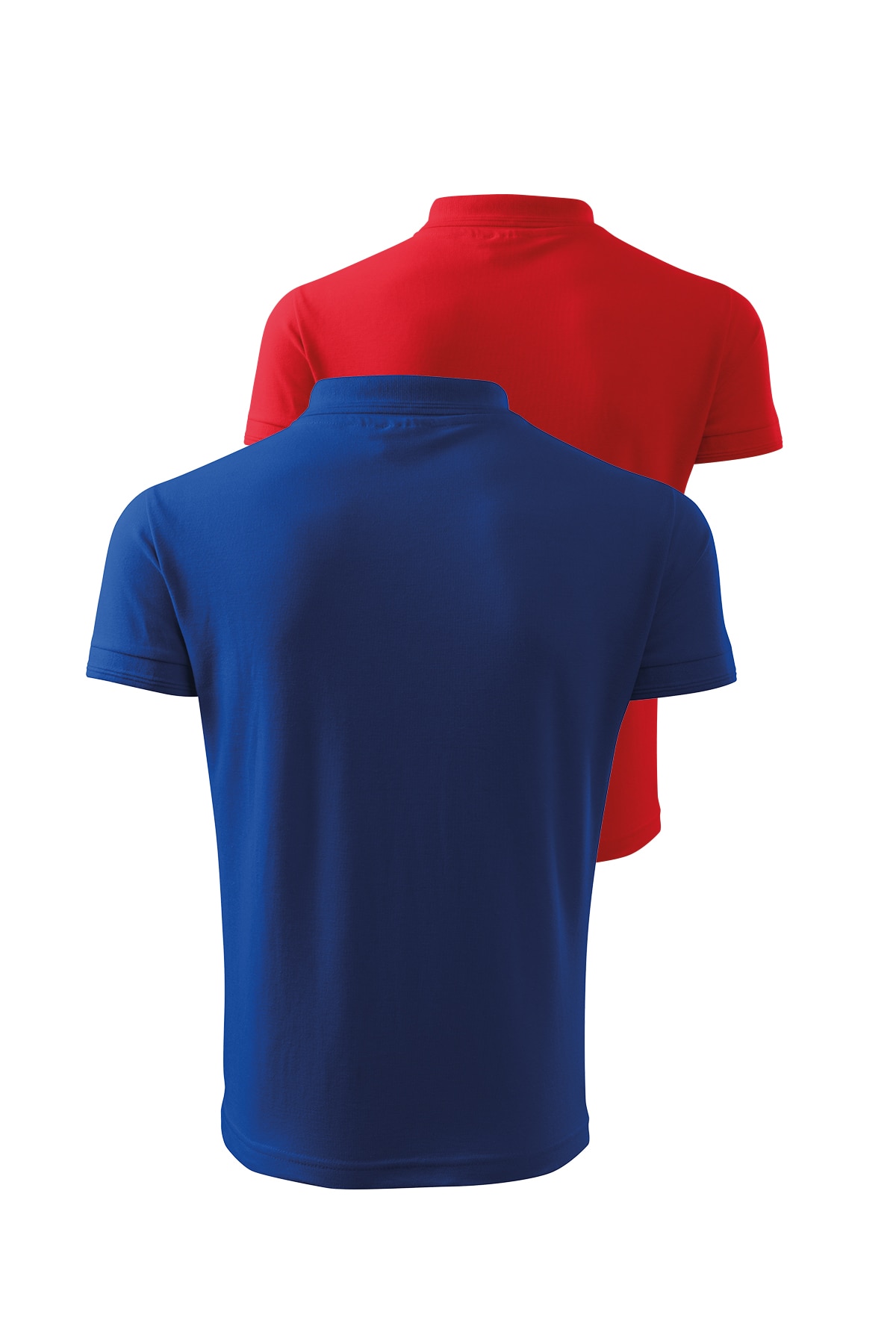 Set 2 tricouri polo pentru barbati, Malfini, Pique Polo, Albastru regal ...