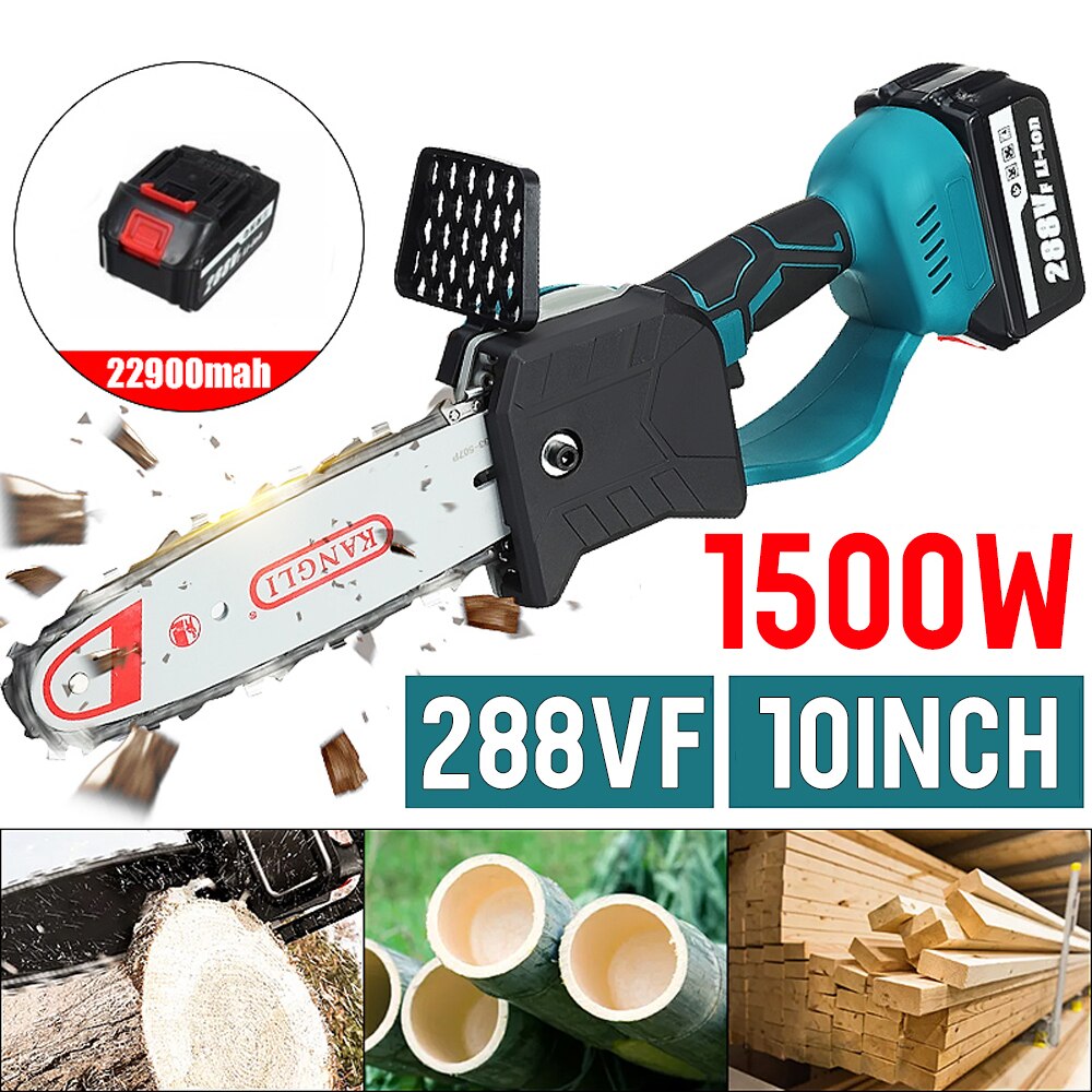 Ferastrau electric de 10 inci, MUSTOOL, 1500W, 10000rpm, cu 1 baterie ...