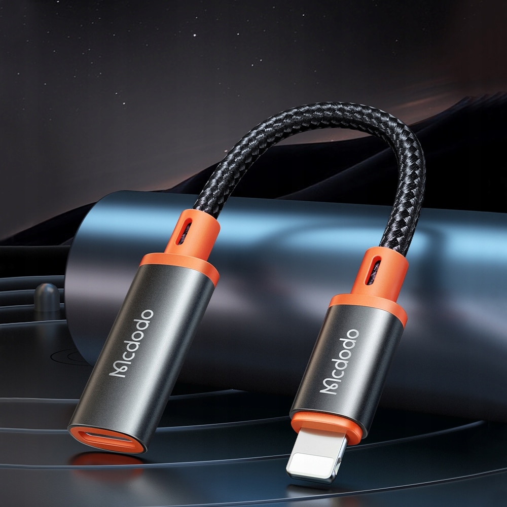 Adaptor telefon, Mcdodo, tip Lightning, Otg, Usb-C, Gri - eMAG.ro