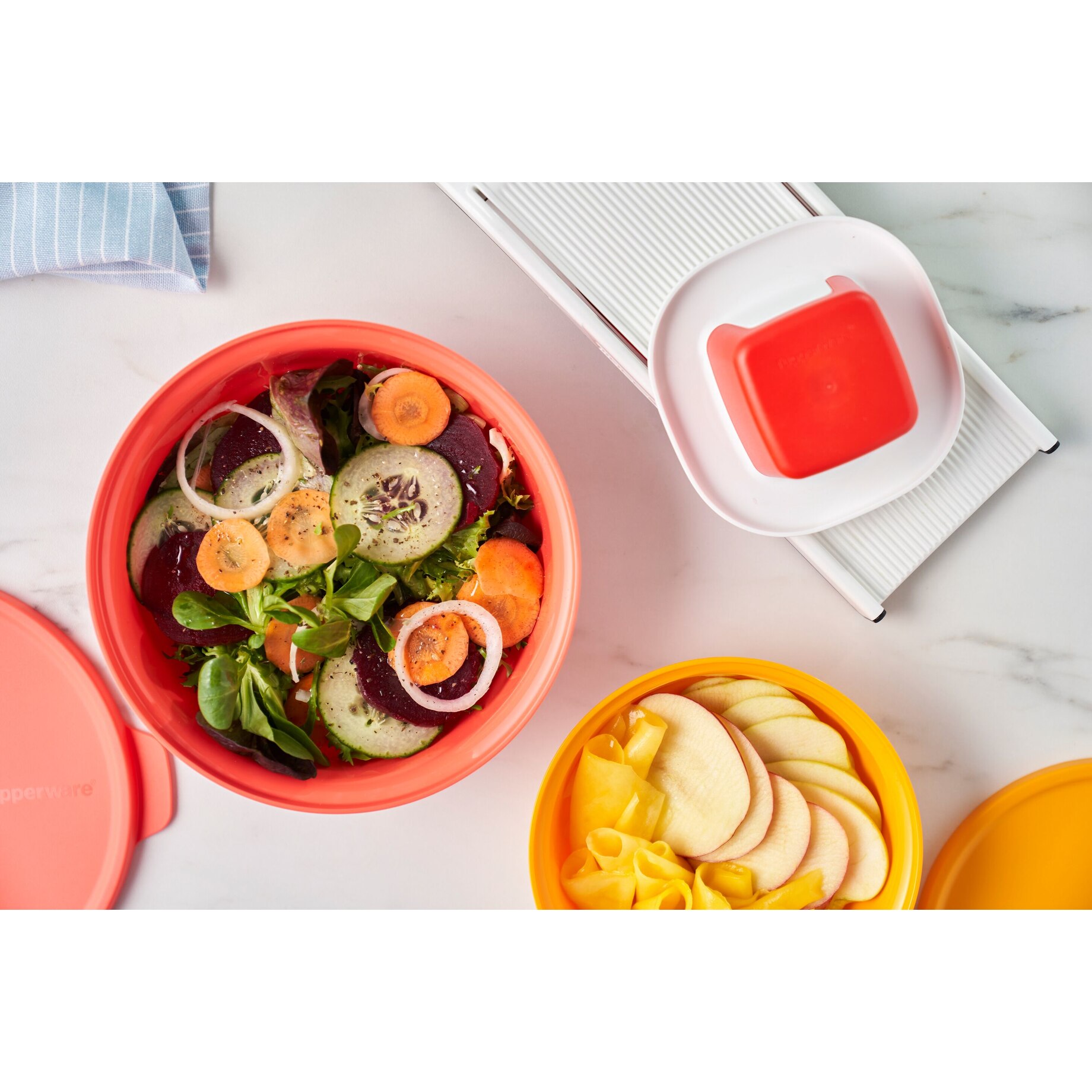 Bol Aloha Tupperware, Rosu, 1 L - eMAG.ro