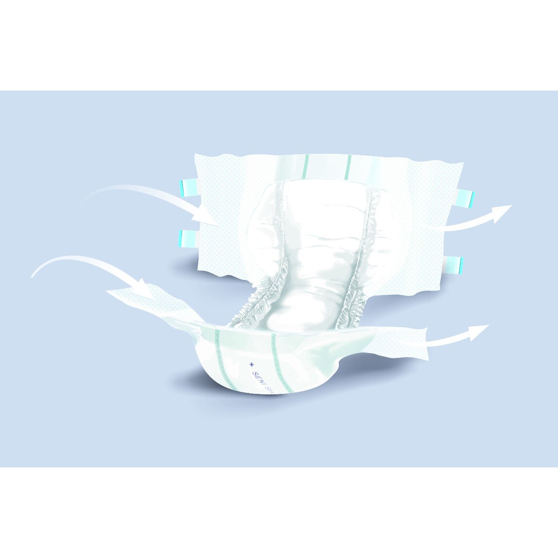 Пелени за възрастни Seni Standard Air XL, 30бр - eMAG.bg