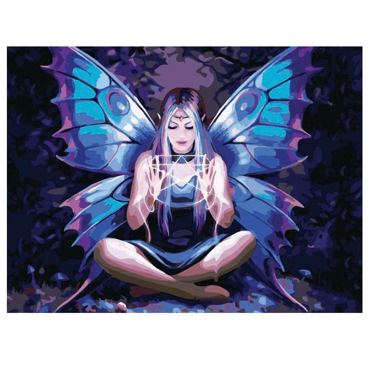 Set pictura pe numere, Spell weaver - Anne Stokes, 30x30cm, Craft Buddy ...