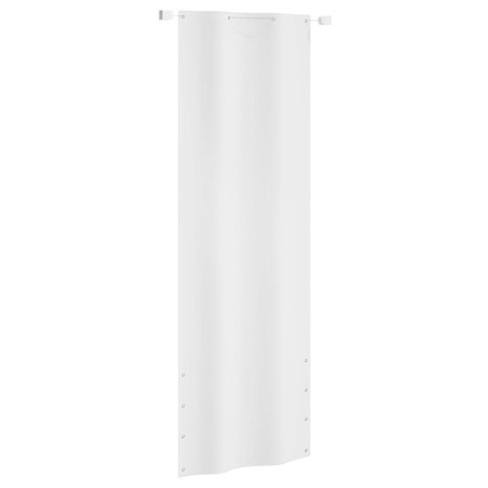 Paravan de balcon, alb, 80x240 cm, tesatura oxford, Rezistenta UV si ...