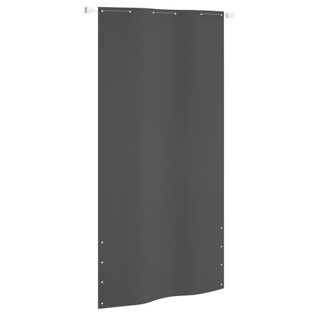 Paravan de balcon, antracit, 120 x 240 cm, tesatura oxford, Rezistenta ...