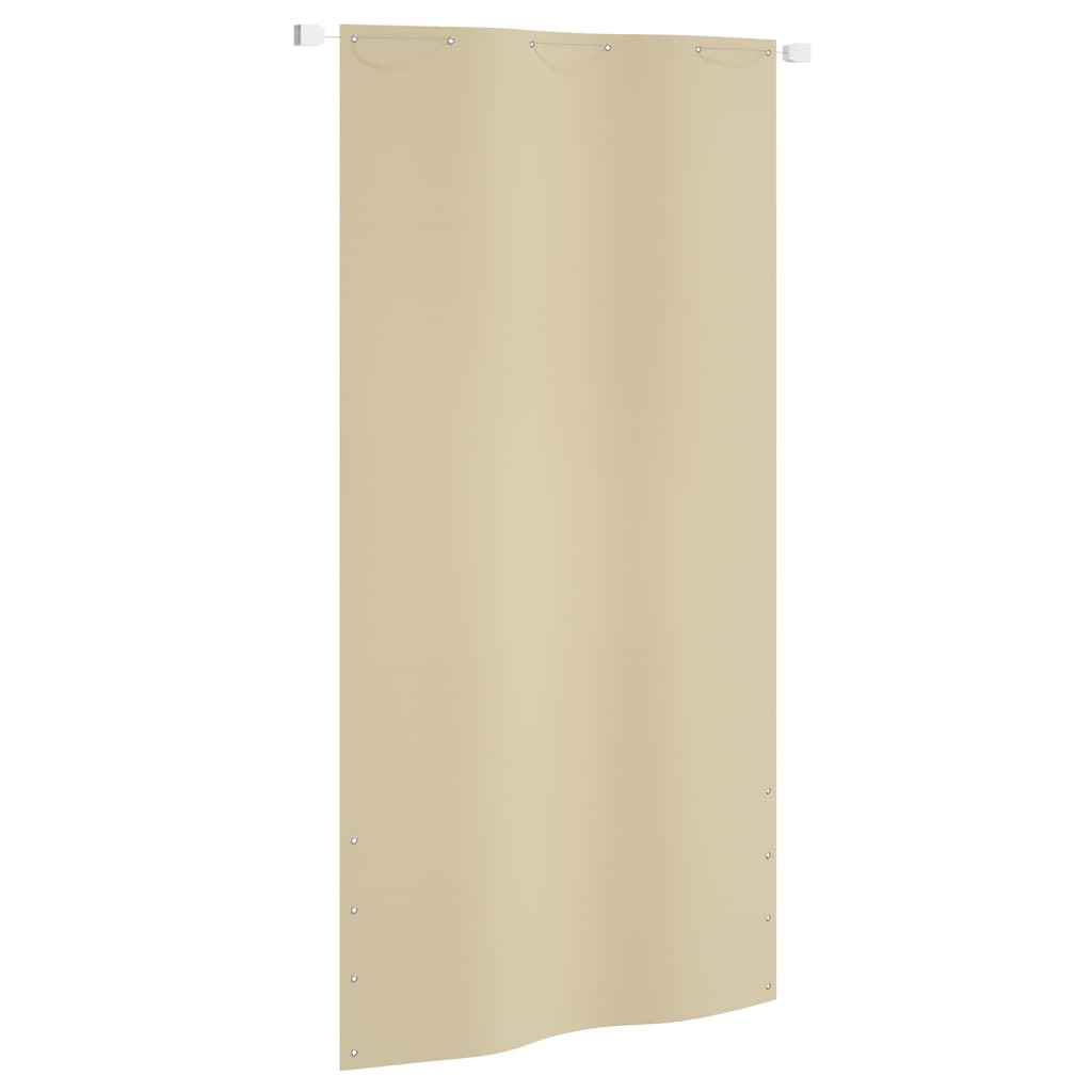 Paravan de balcon, bej, 120x240 cm, tesatura oxford, Rezistenta UV si ...