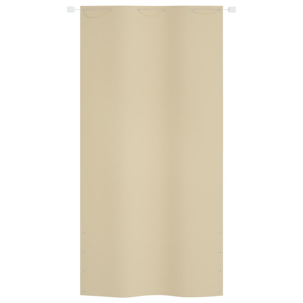 Paravan de balcon, bej, 120x240 cm, tesatura oxford, Rezistenta UV si ...