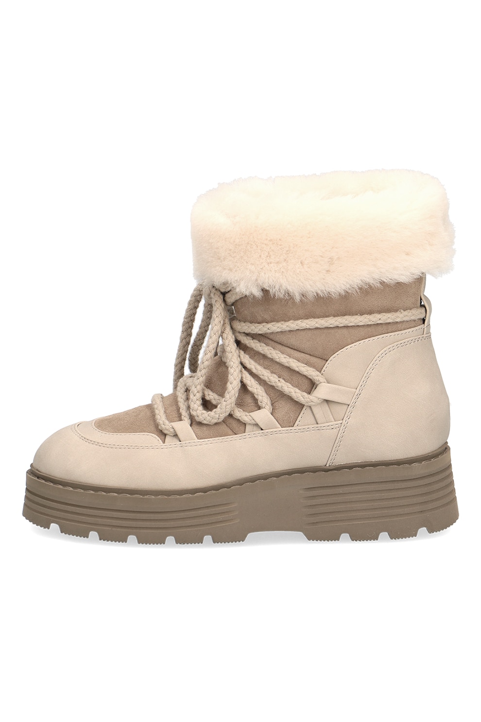 Caprice, Боти с масивен дизайн, Бежов, 40 - eMAG.bg