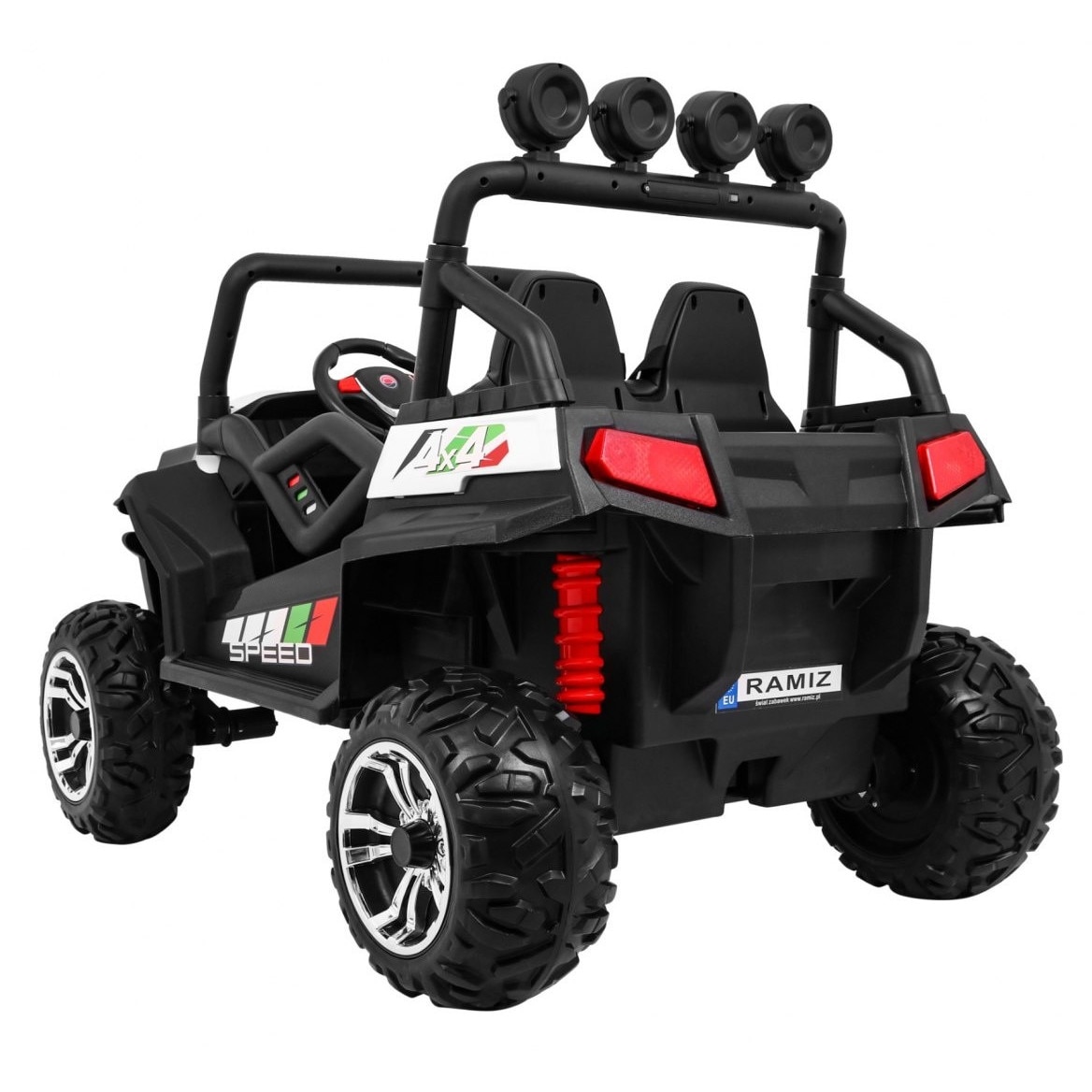 Masinuta electrica Buggy, 4x4, roti spuma EVA, bluetooth, 2 locuri ...