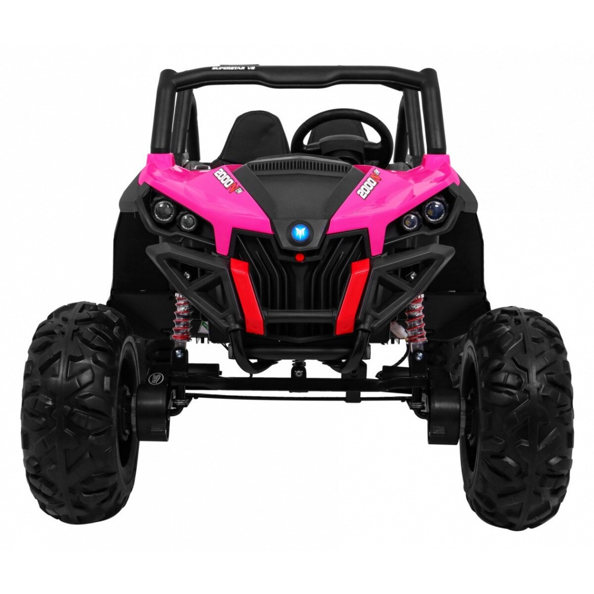 Masinuta electrica Buggy SuperStar 4x4, 4 motoare, 2 locuri, roti spuma ...