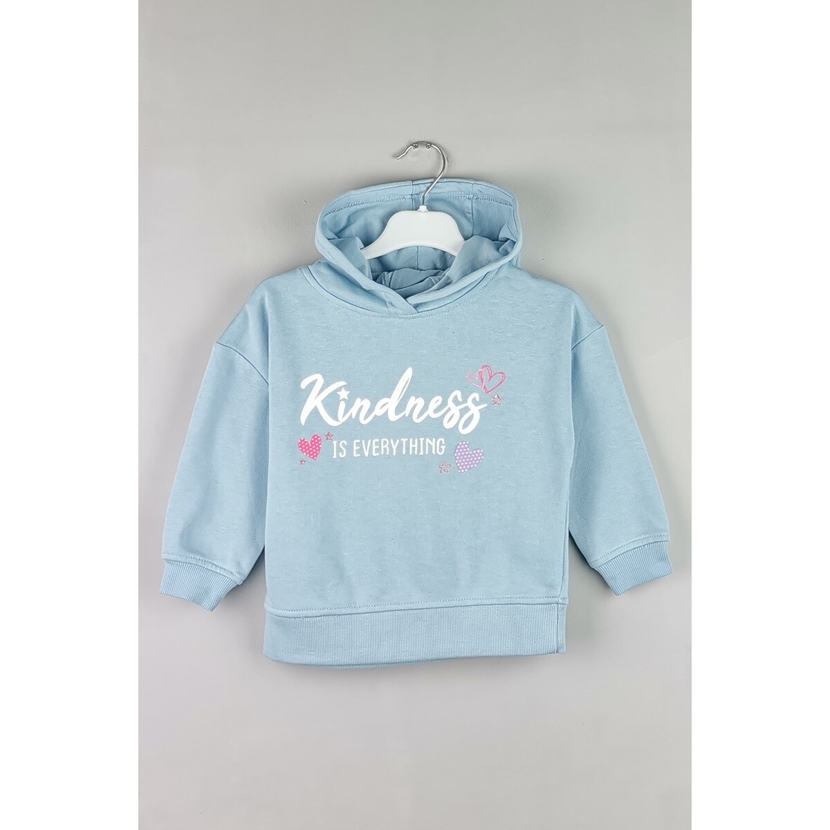 Hanorac fete Kindness, Bleu, Primark, Marimea 98 EU - eMAG.ro