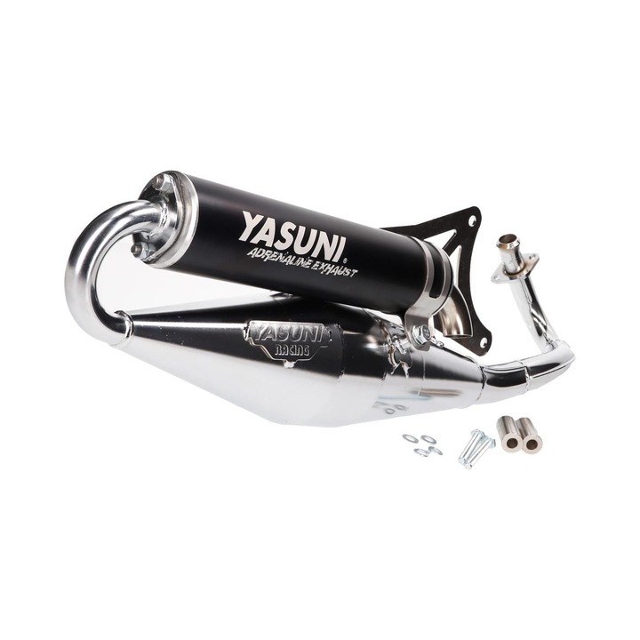 Yasuni Scooter Z черен хром ауспух - Piaggio - eMAG.bg