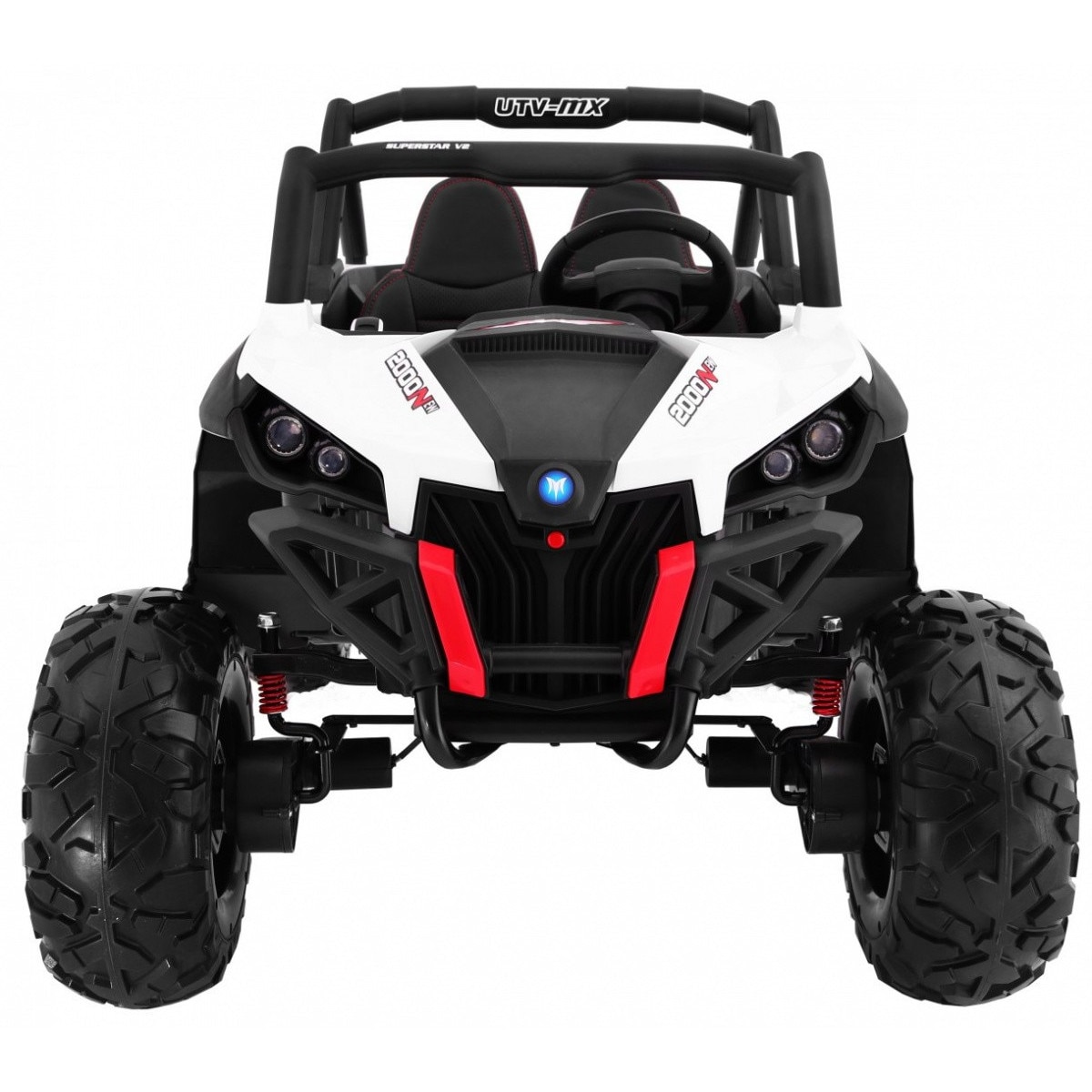 Masinuta electrica Buggy SuperStar 4x4, 4 motoare, 2 locuri, roti spuma ...