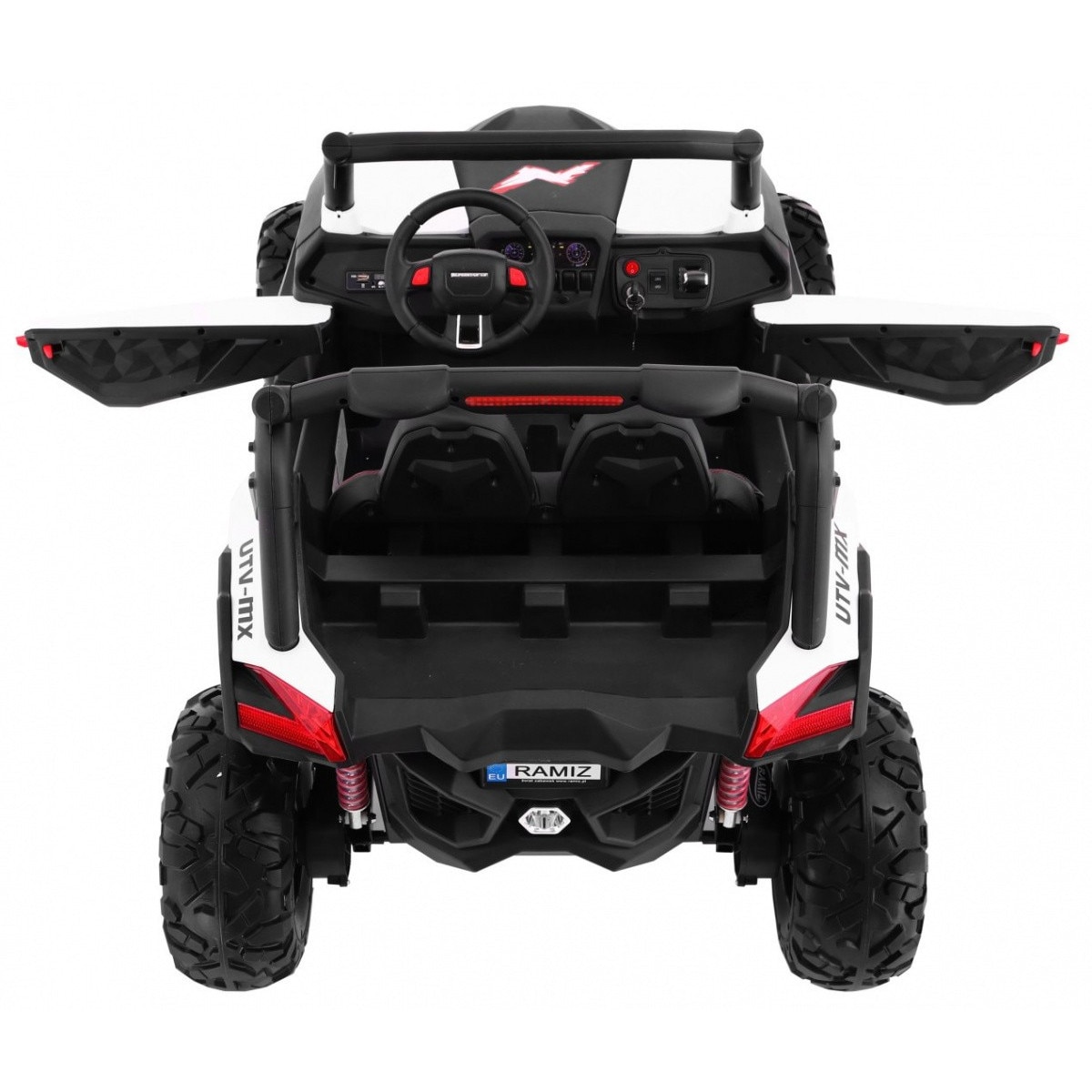 Masinuta electrica Buggy SuperStar 4x4, 4 motoare, 2 locuri, roti spuma ...