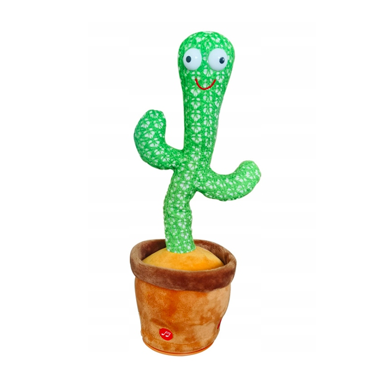 Cactus vorbitor cu iluminare LED, Gonga® Verde - eMAG.ro