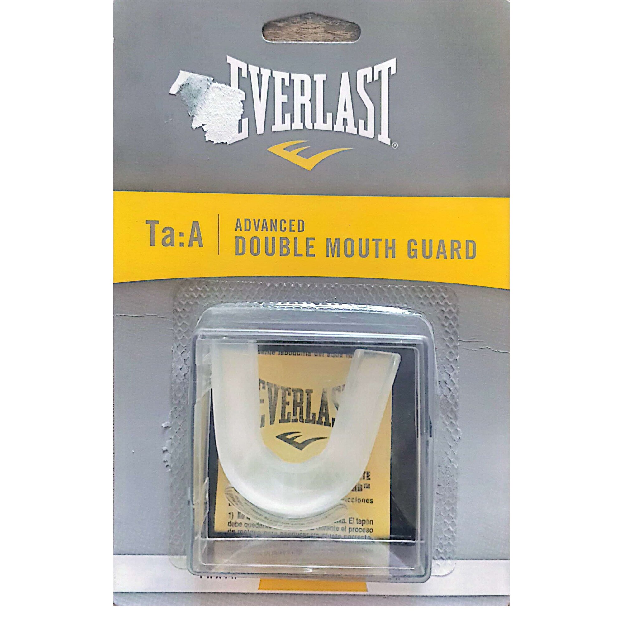 Protectie dentara dubla, cu cutie, Everlast, Transparent - eMAG.ro