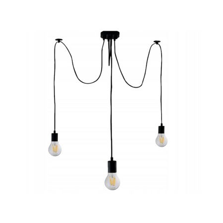 Lustra spider SUPERLED Retro & Loft Model, 3 surse de iluminare, E27 ...