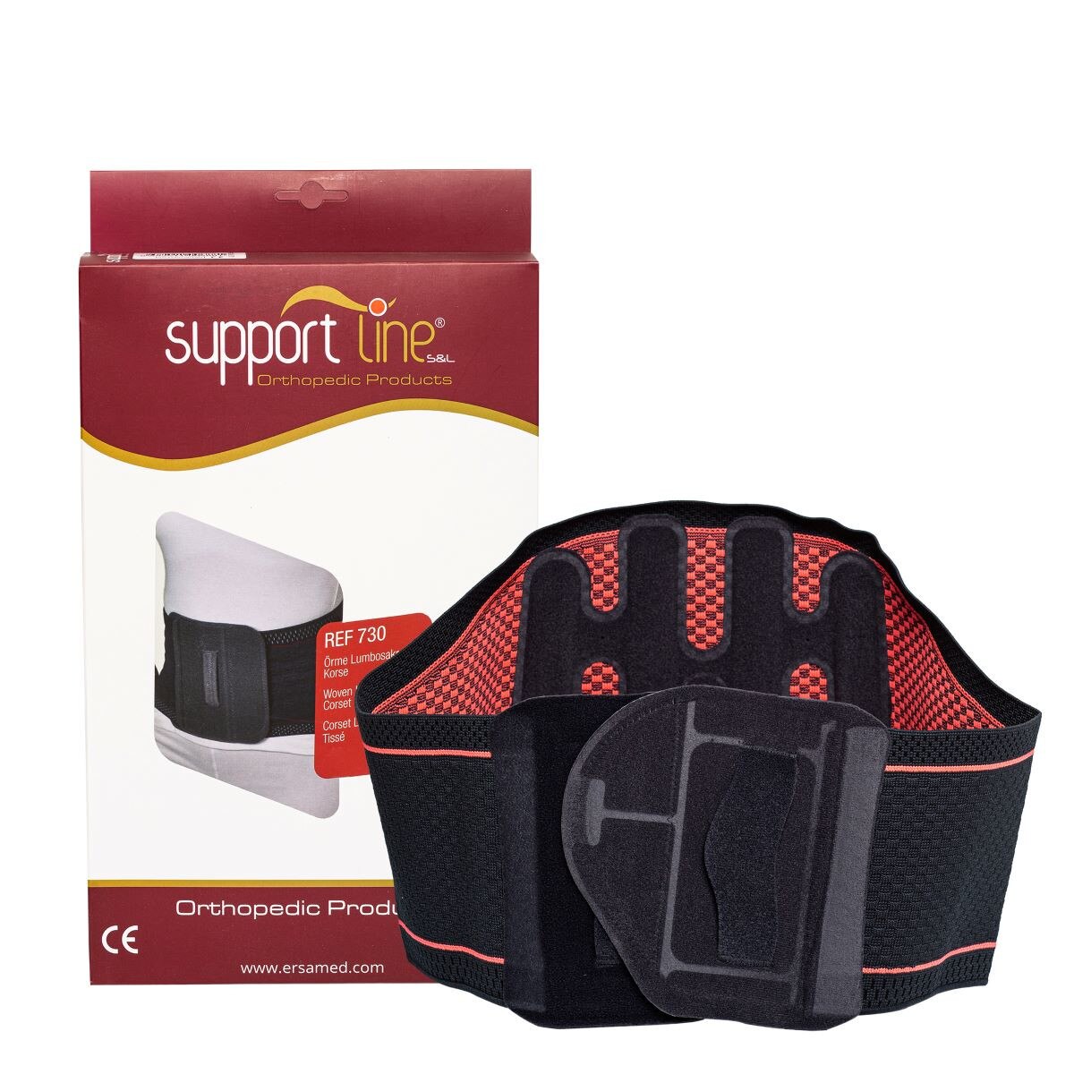 Burtiera pentru dureri lombare cu scai, Marimea S, Support Line - eMAG.ro