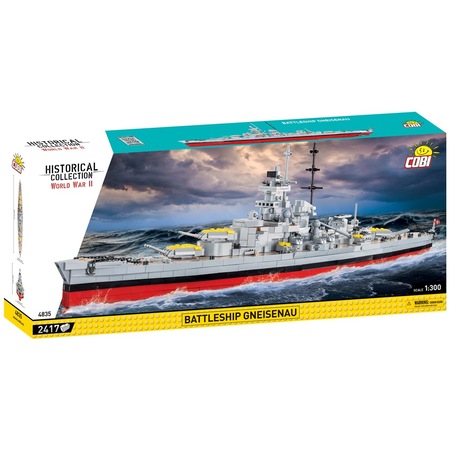 Конструктор Cobi Battleship Gneisenau, 2417 части - eMAG.bg