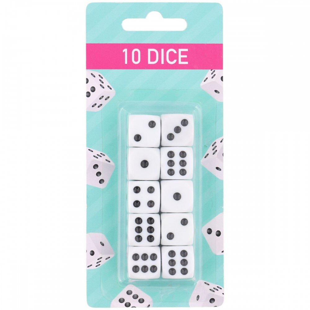 Set 10 zaruri, latura 10 mm - eMAG.ro