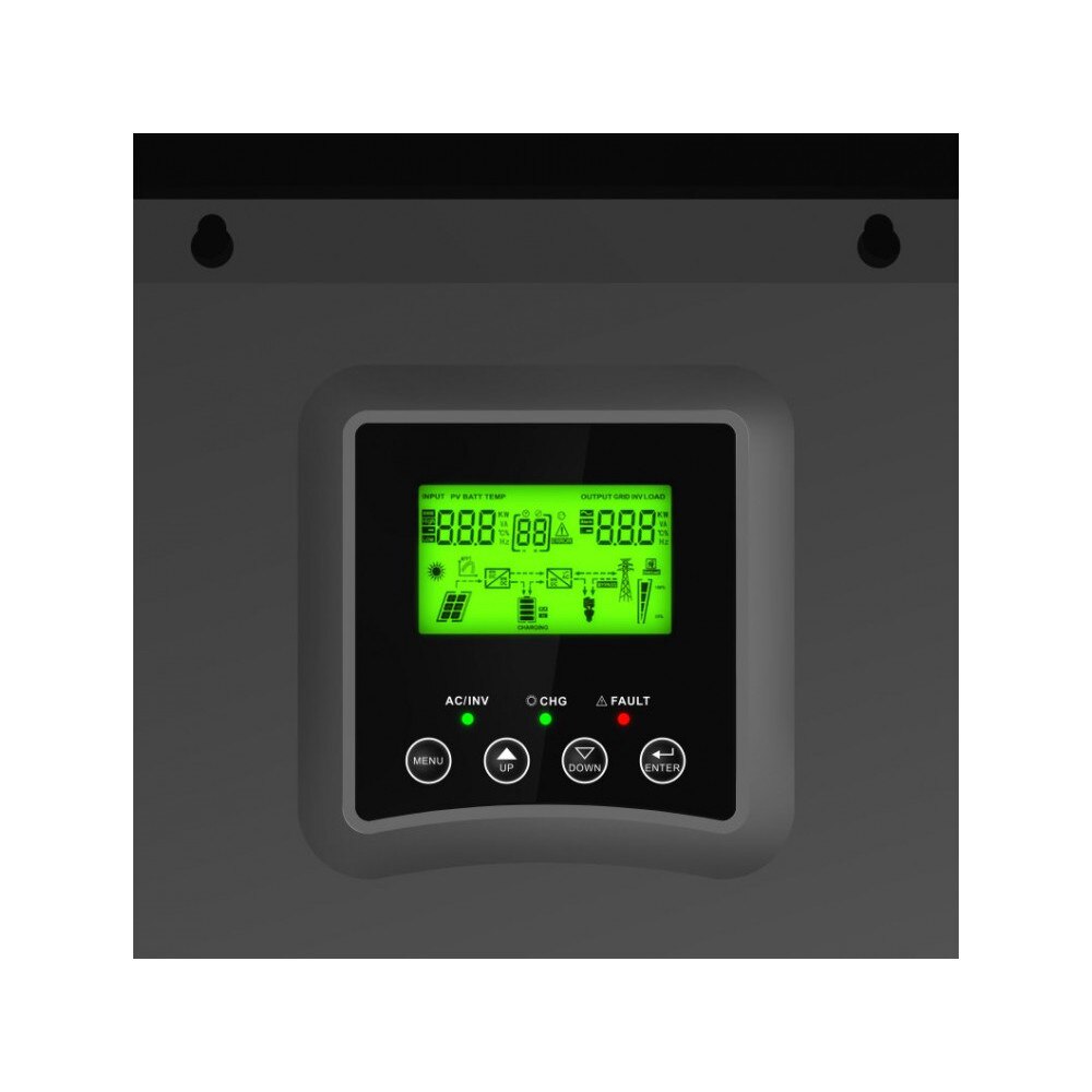 Invertor solar cu MPPT Green Cell, Incarcator solar 24VDC, 230VAC ...