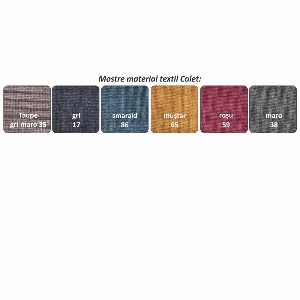 Pat boxspring textil gri Ferata 120x200 cm - eMAG.ro