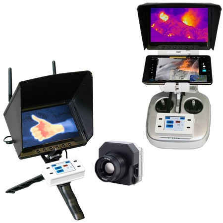 Set stabilizator termic + camera termoviziune FLIR TAU2 640, lentile 9 ...