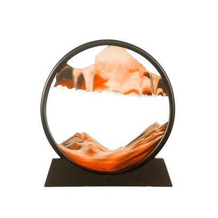 Obiect decorativ pentru birou OrangeScene Sand, tip tablou cu nisip ...