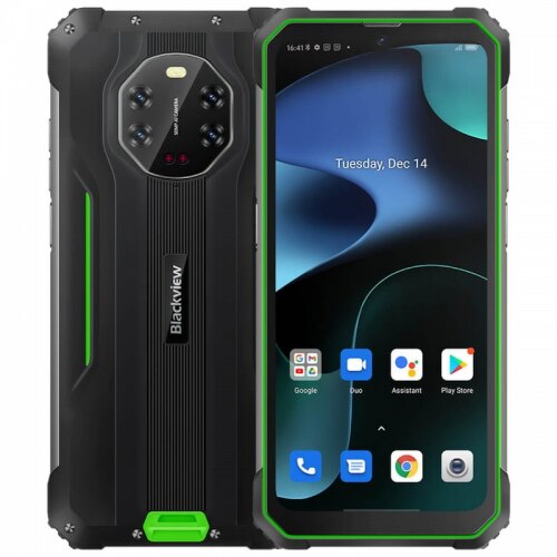 Telefon mobil Blackview BV8800 Dual SIM 128GB, 8GB RAM, 4G, Green - eMAG.ro