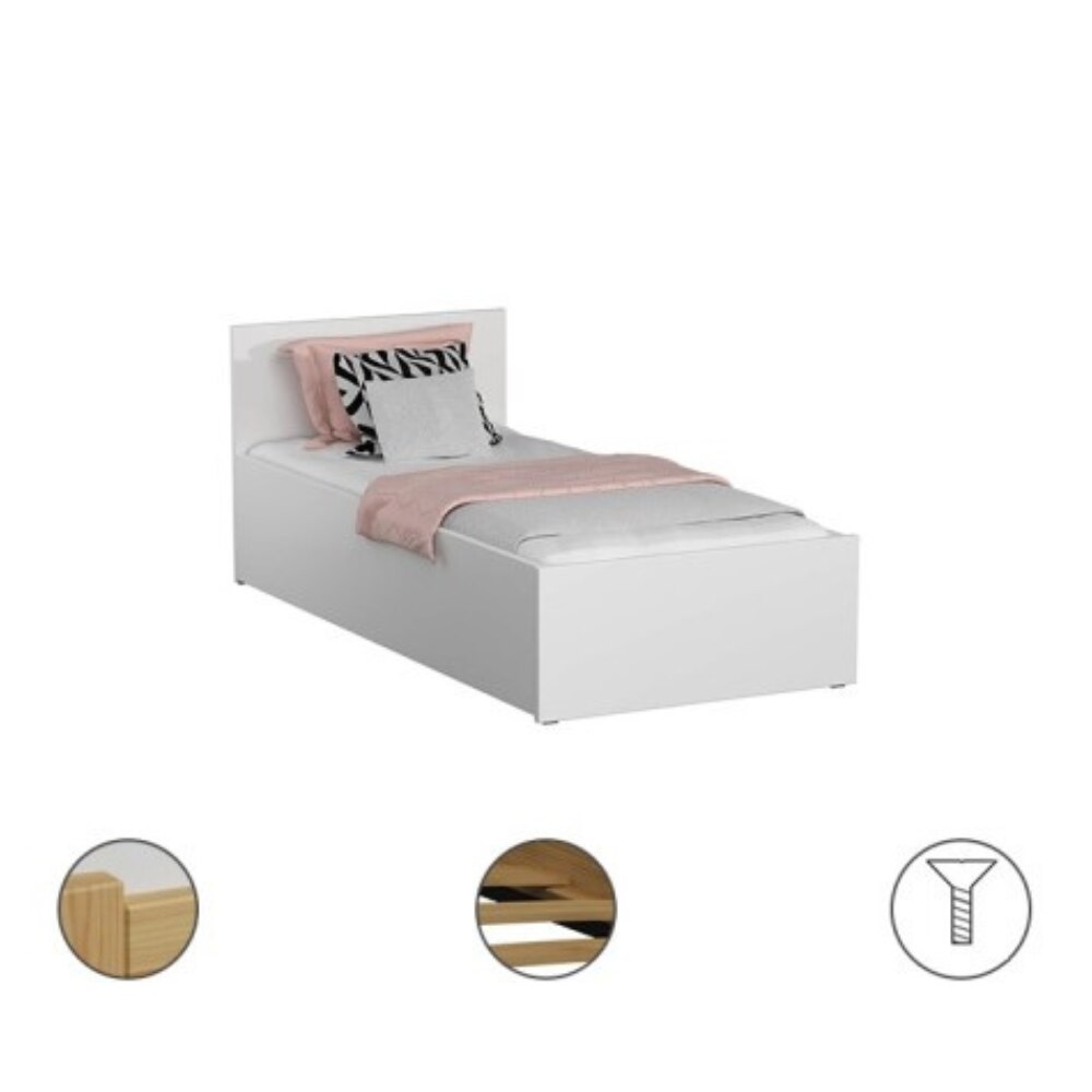 Pat DM1 90x200 alb - eMAG.ro