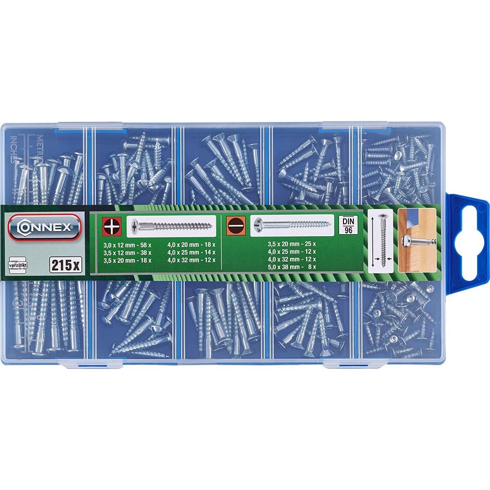 Set surub PAL sau lemn, cap inecat si rotund crestat, diverse marimi ...