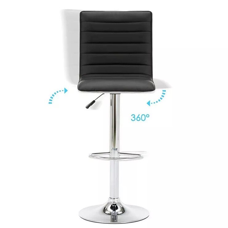 Scaun salon bar, cu inaltime reglabila intre 64-84 cm, dimensiuni ...