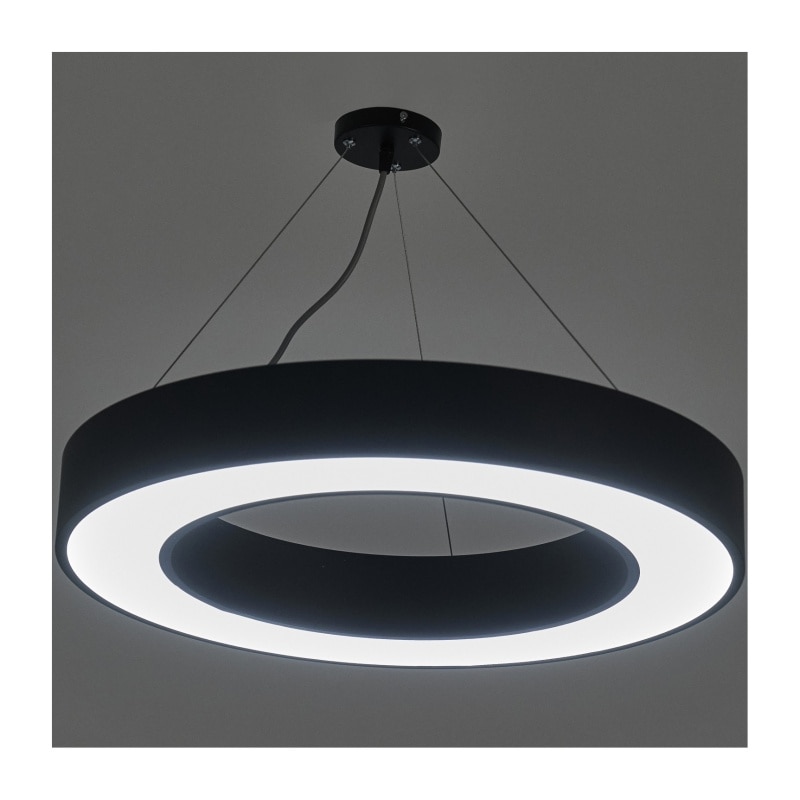 Осветително тяло EL LTD, 2434/58W, Клас G, Led 55w, 4000k, Черен - eMAG.bg