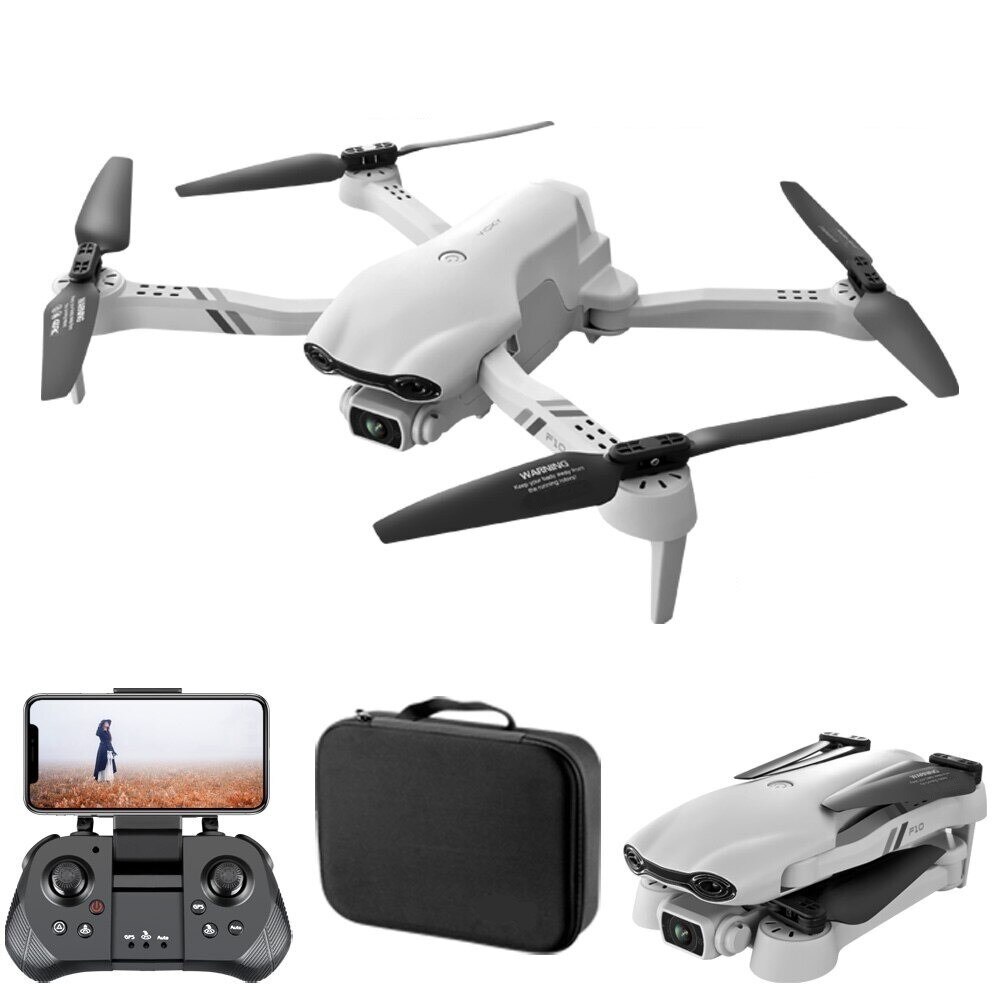 Drona, STELS, F10, GPS 5G, FPV, Camera HD 4K, Brate pliabile, Alb - eMAG.ro