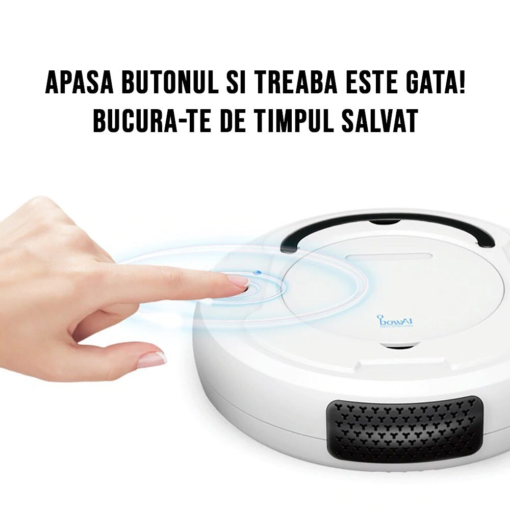 Aspirator Robot Multifunctional 3 In 1, 3W, Autonomie 70 min - eMAG.ro