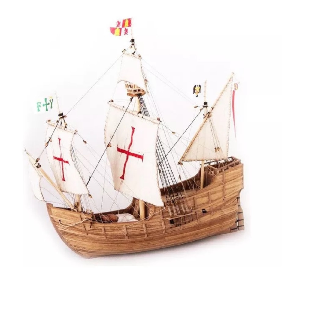 Kit corabie din lemn Santa Maria 1:72 - eMAG.ro