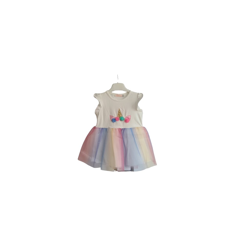 Rochie, Unicorn, Alb, 2 ani - eMAG.ro