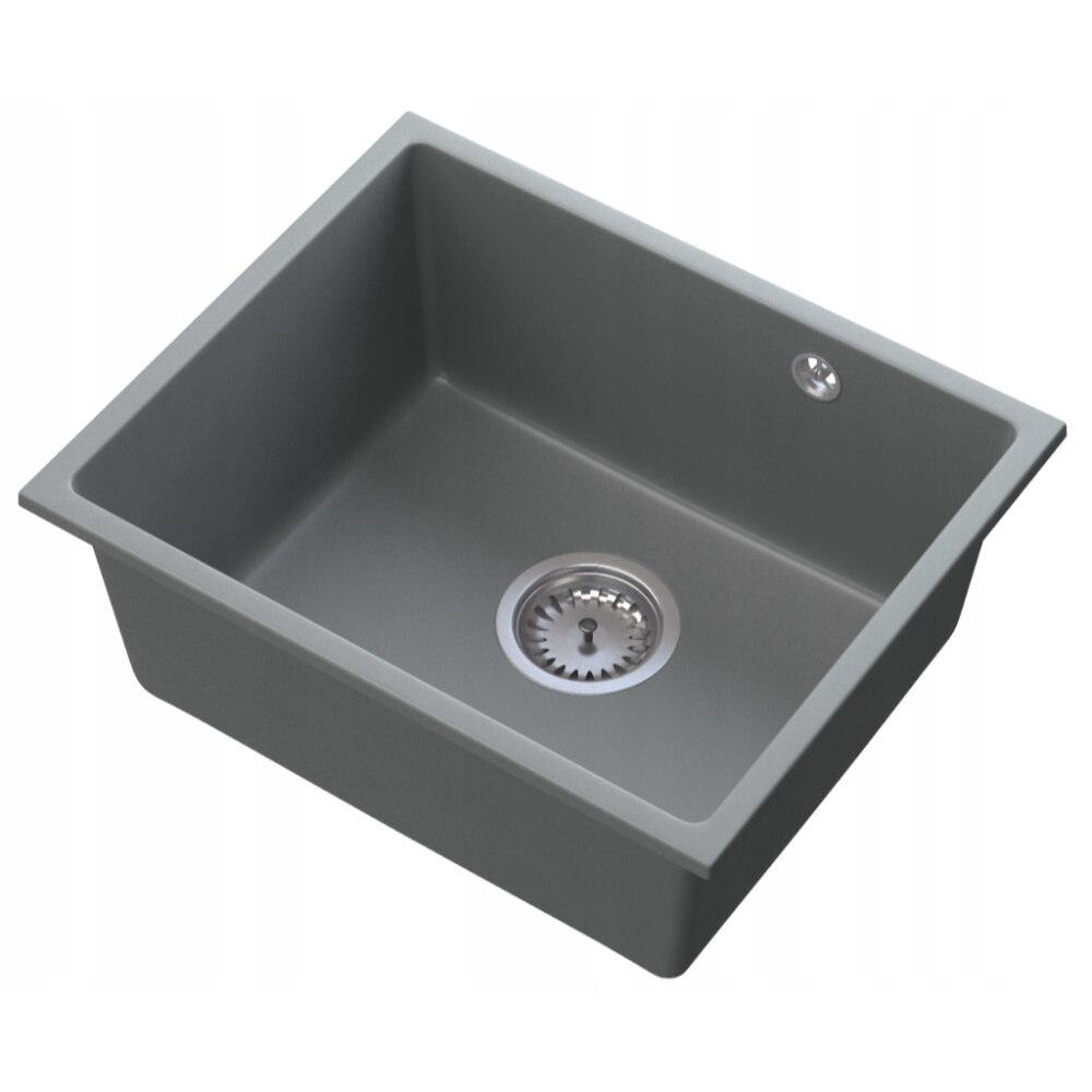 Set chiuveta bucatarie si spray, Granitan, Granit, Gri - eMAG.ro