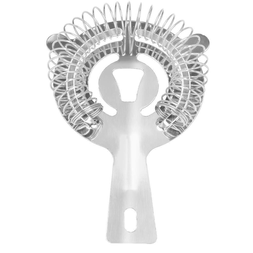 Kit pentru barmani, cocktail shaker, suport bambus, inox, set 11 piese ...