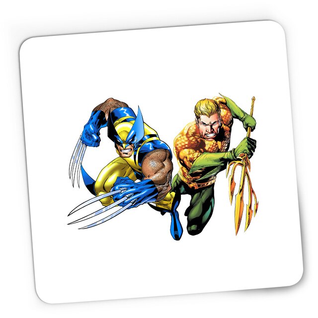 Egérpad Gaming Aquaman Wolverine Superhero Super Powers Wolf Cartoons ...