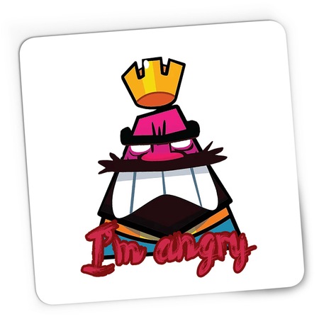 Гейминг подложка за мишка Clash Royale Angry King Multiplayer Copy ...