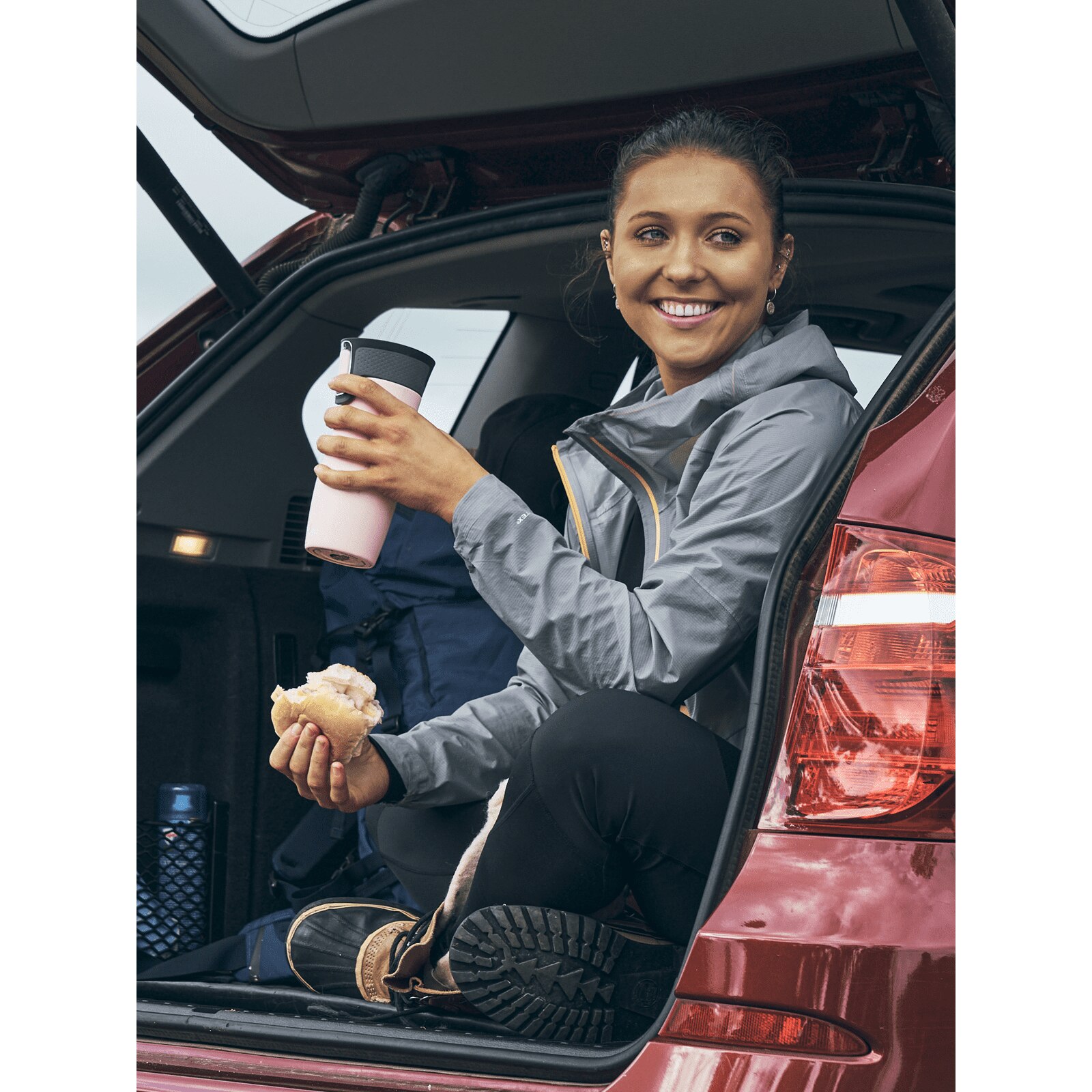 Cana termos West Loop 2.0, Contigo, Inox, 470 ml, Roz - Pisica Colorata ...