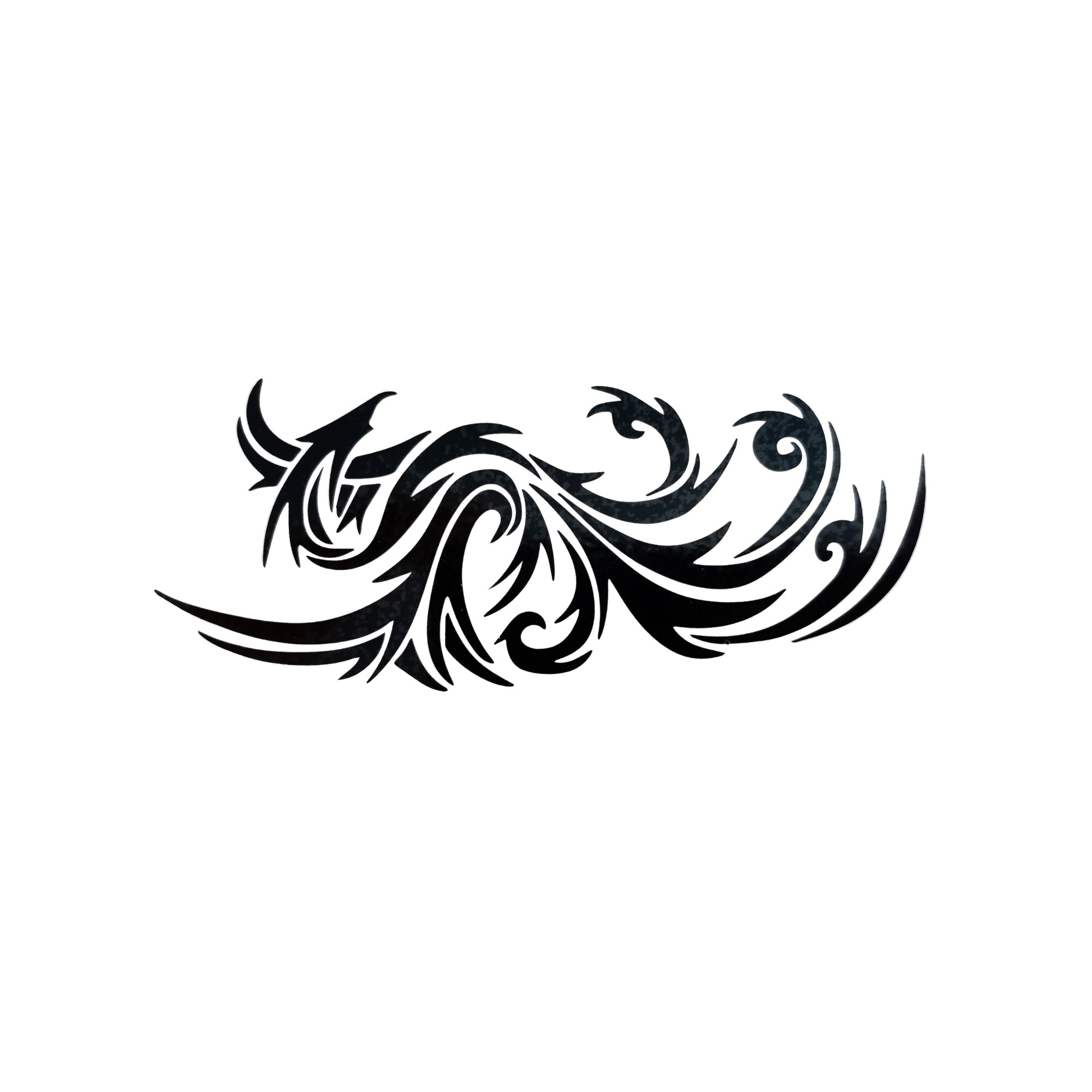 Tatuaj Temporar Tribal Bird, 10x6cm pentru aplicare pe Corp, Ceramica ...