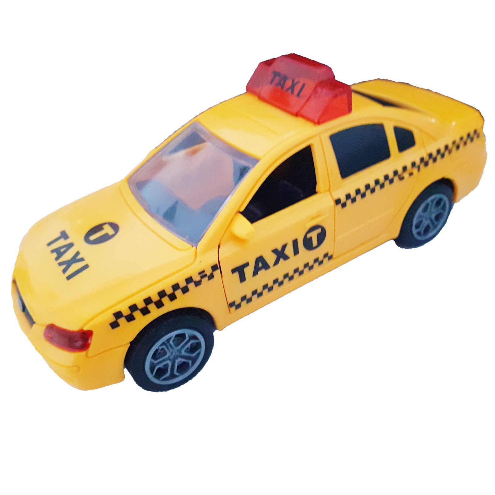 Masina de taxi Mini Junior 266320, Galben - eMAG.ro