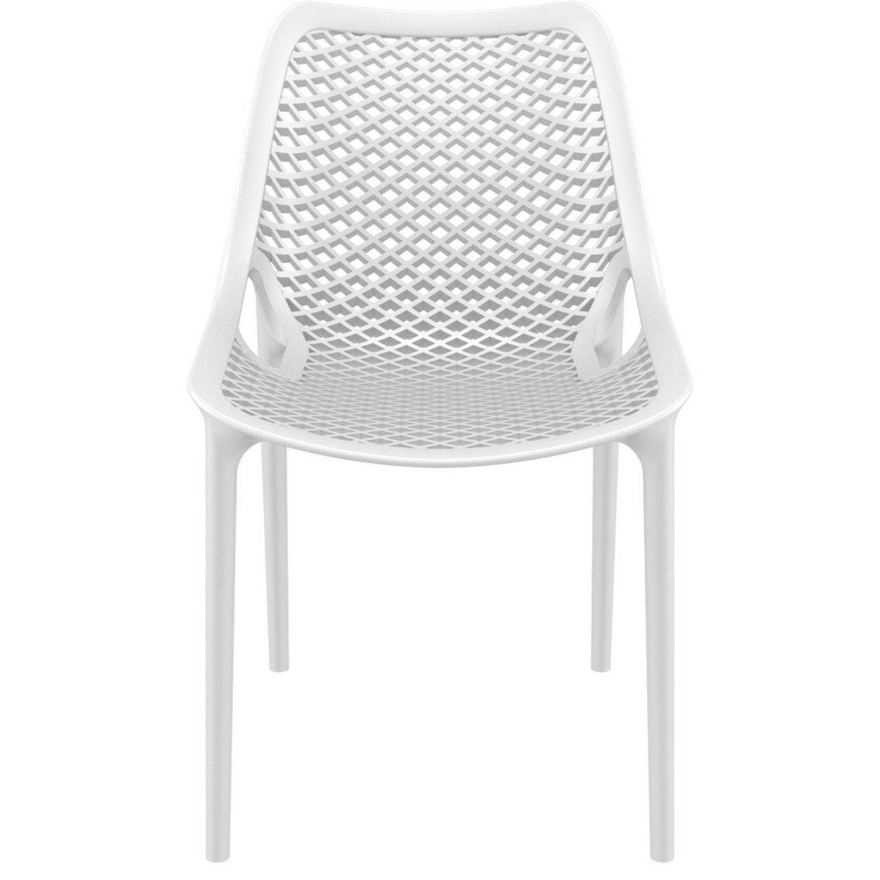 Scaun pentru exterior Air, alb, 60 X 50 X 82 cm - eMAG.ro