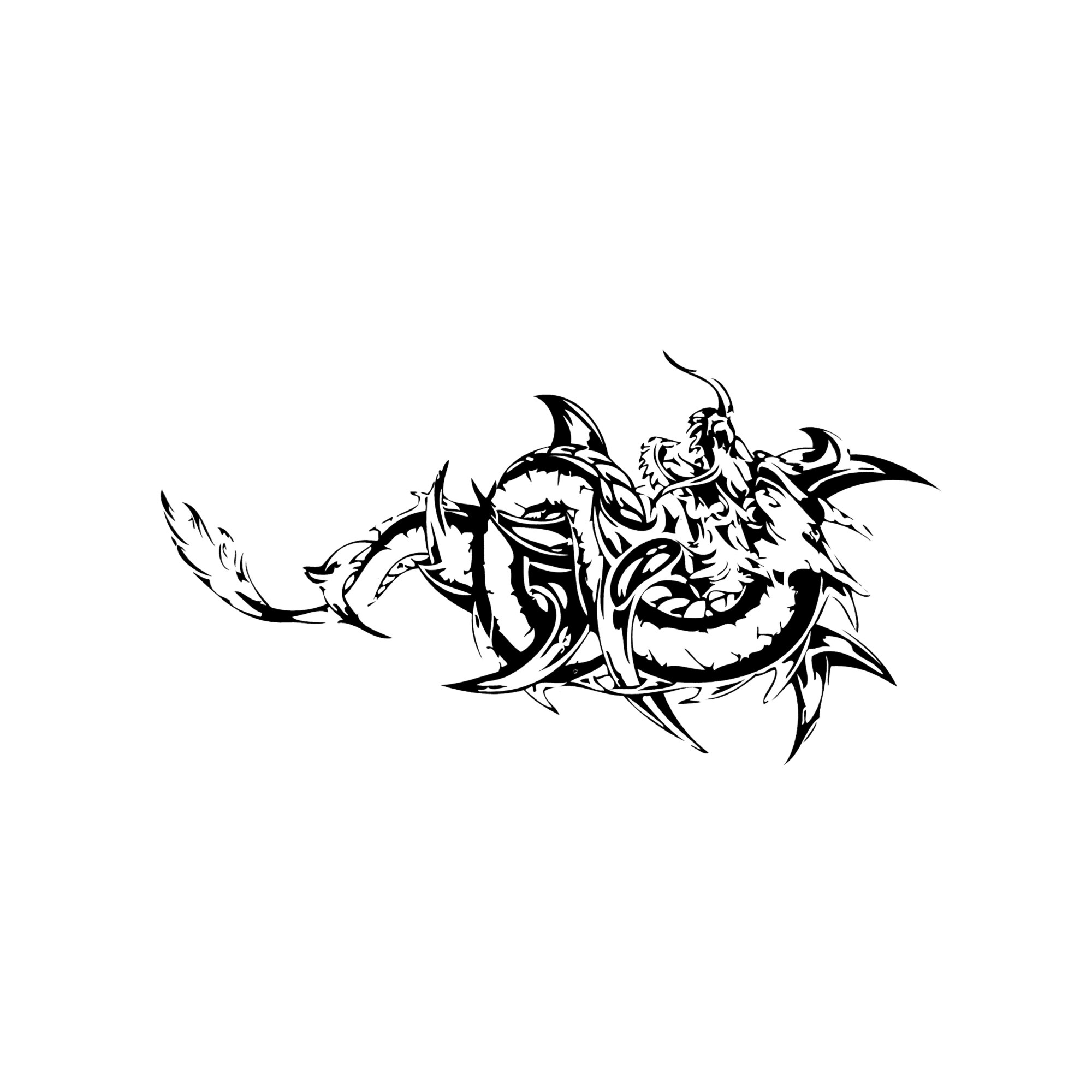 Tatuaj Temporar Destiny Dragon, 10x6cm pentru aplicare pe Corp ...