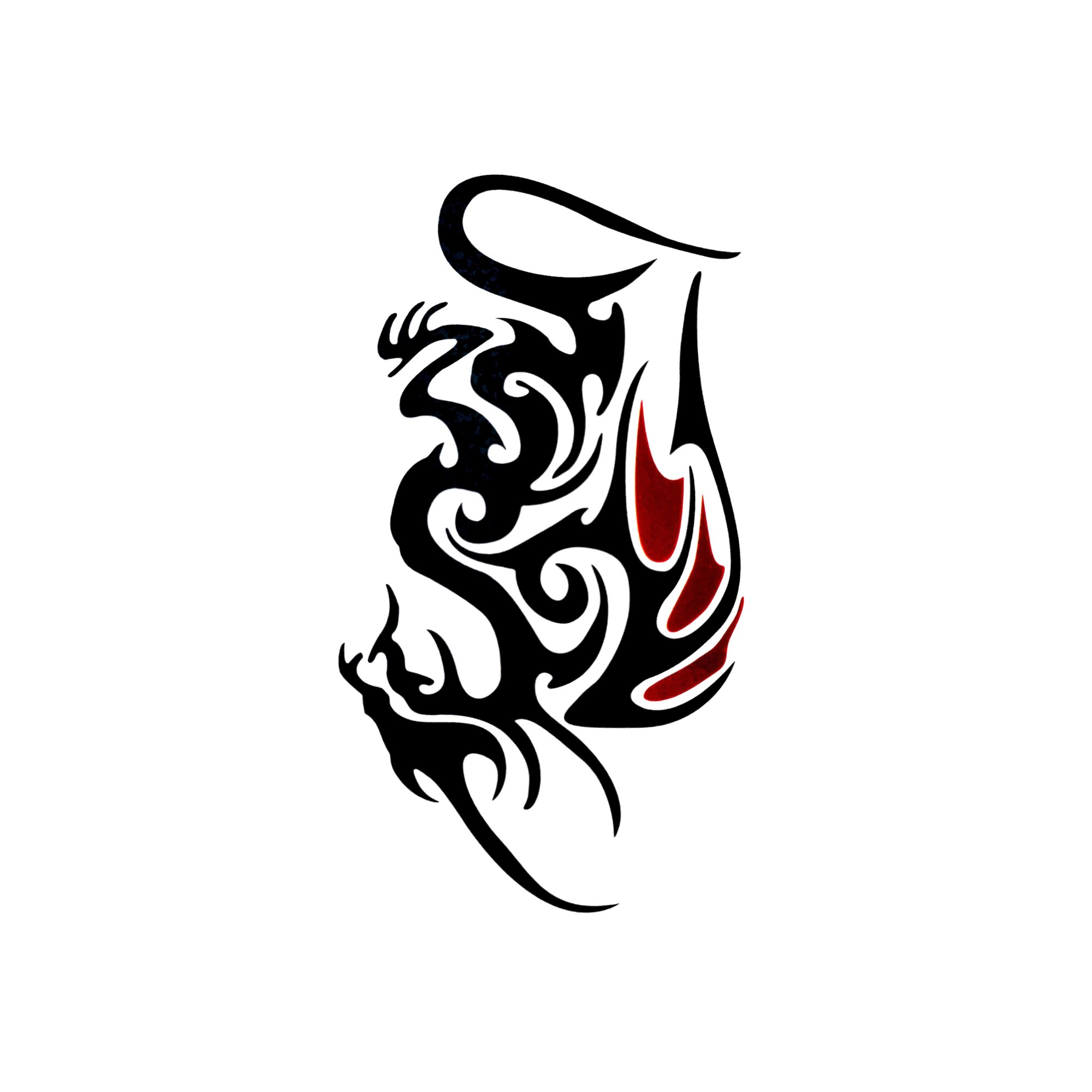 Tatuaj Temporar Mystic Dragon, 10x6cm pentru aplicare pe Corp, Ceramica ...