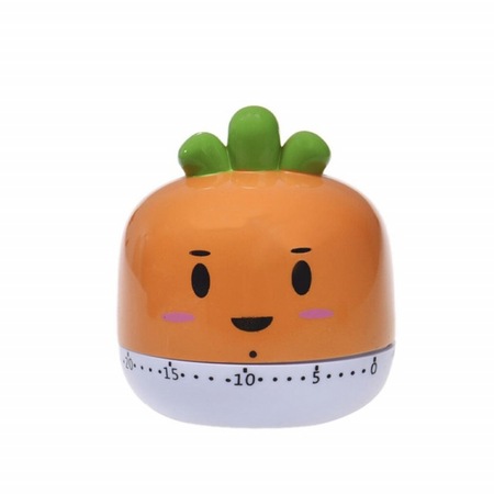 Таймер Pufo Morcovelul Zambarici за варене на яйца, 8см, оранжев - eMAG.bg