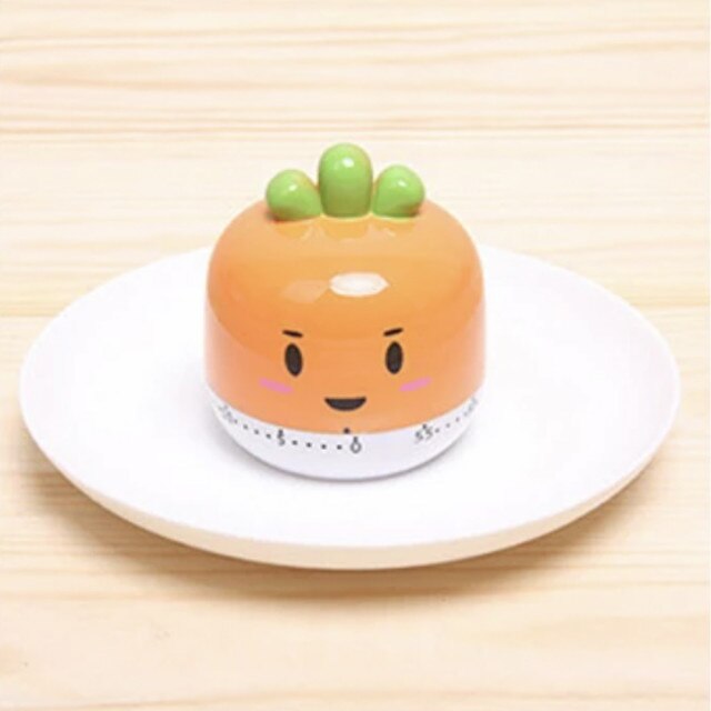 Таймер Pufo Morcovelul Zambarici за варене на яйца, 8см, оранжев - eMAG.bg