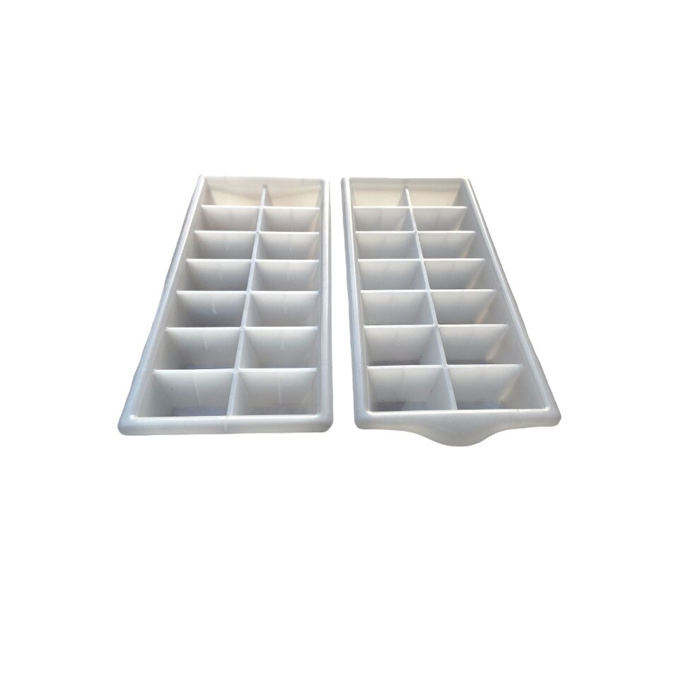 Set 2 forme din plastic pentru cuburi de gheata, suprapozabile, 2X14 ...