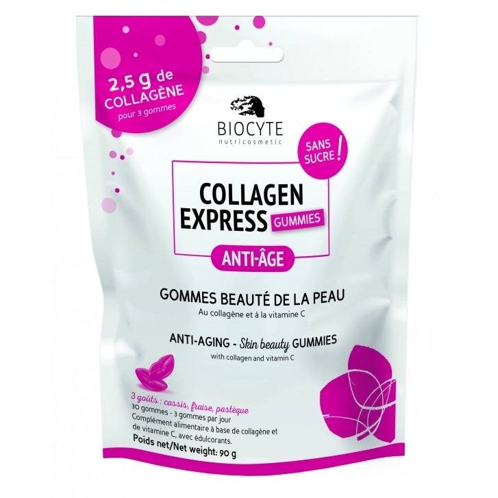 Supliment alimentar cu colagen si vitamina C Collagen Express, Biocyte ...